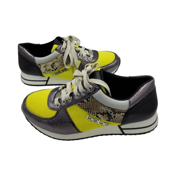 bebe | Shoes | Bebe Sport Brienne Athletic Sneakers Womens Size 85 ...